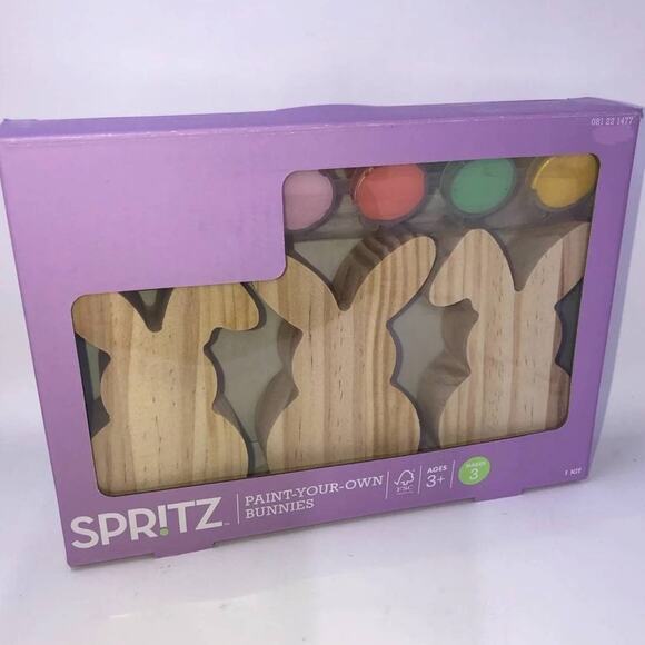 Target | Holiday | New Set Of 3 Bunnies Spritz 22 Paint Your Own Wooden ...